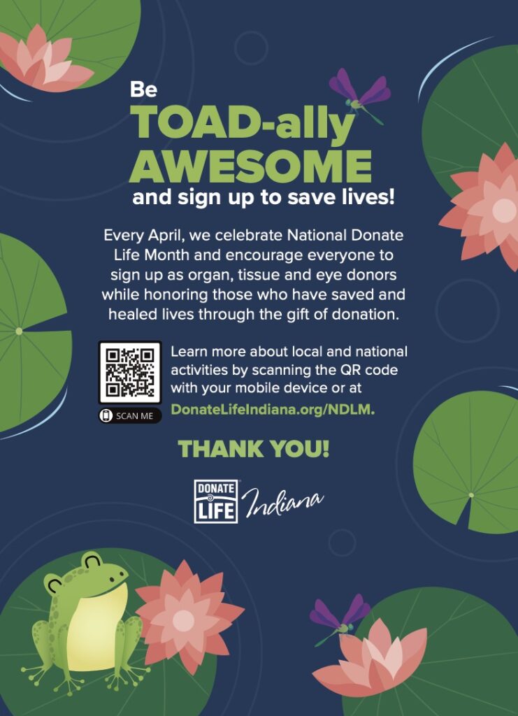 National Donate Life Month - Donate Life Indiana